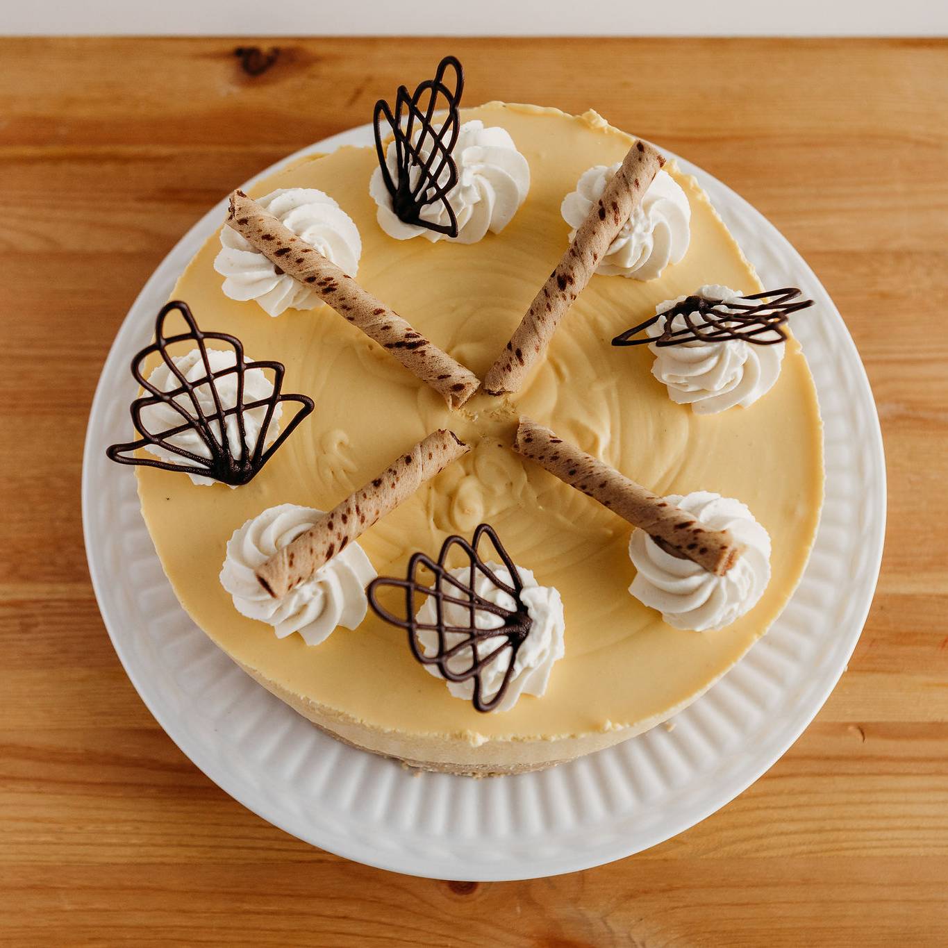 Mango Lassi Cheesecake - Naturally Delicious