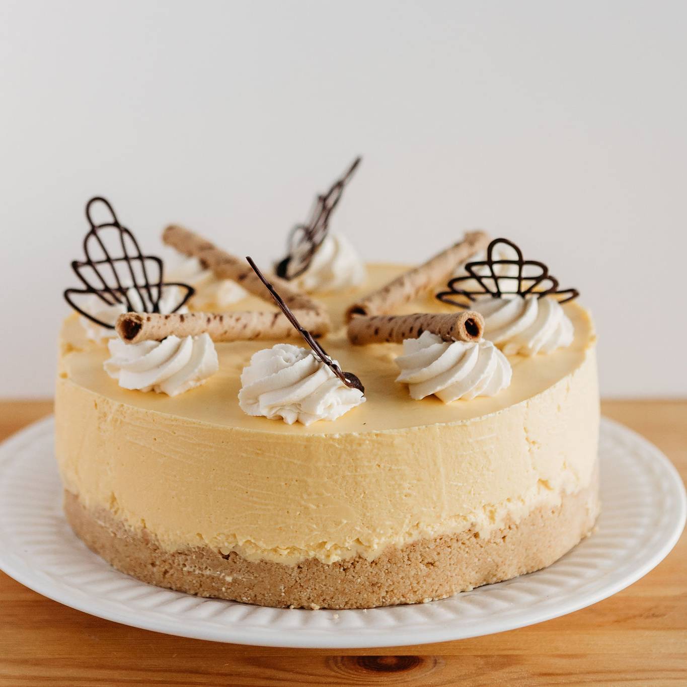 Mango Lassi Cheesecake - Naturally Delicious